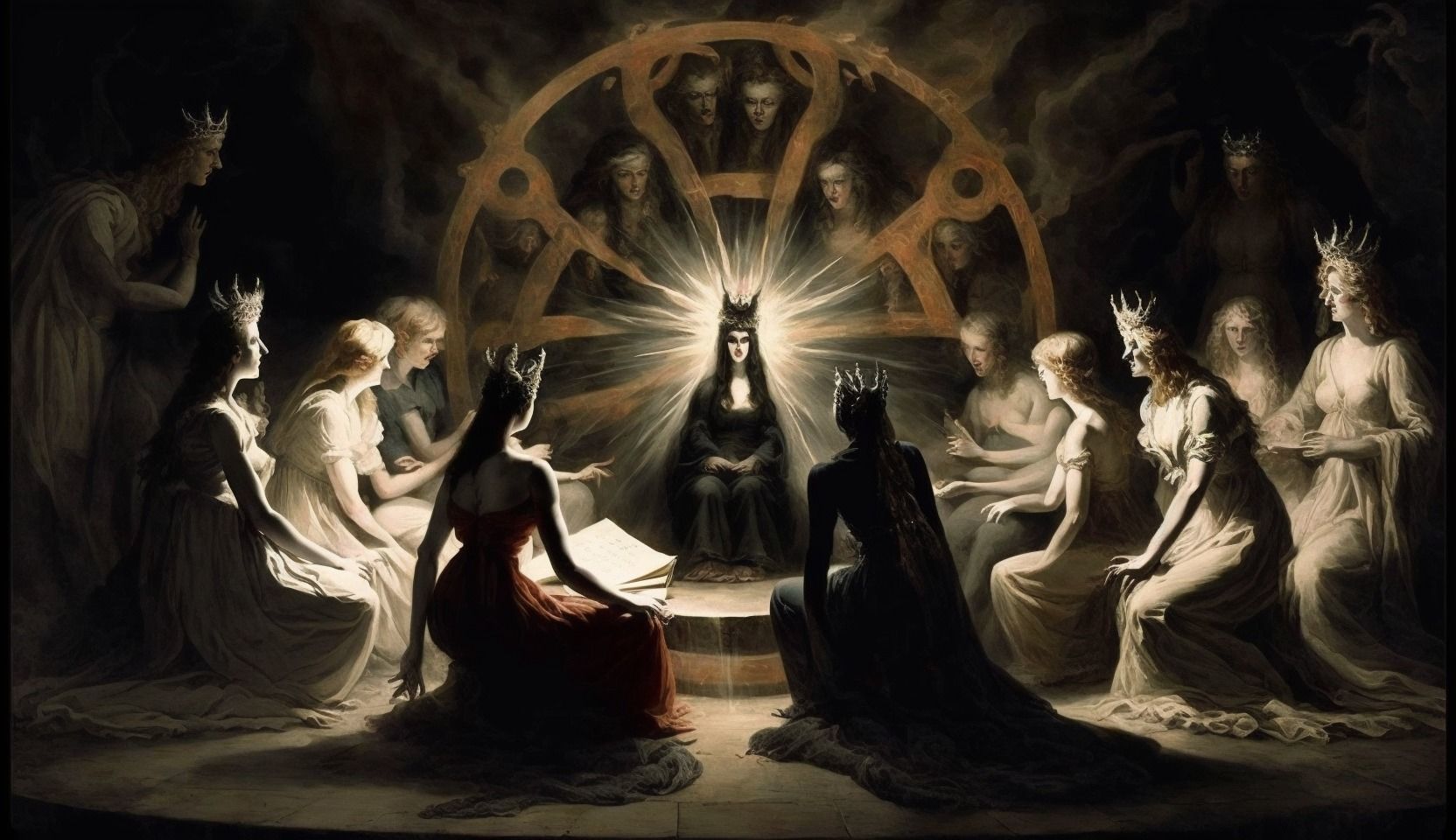 14 horror paintings 3D model | CGTrader