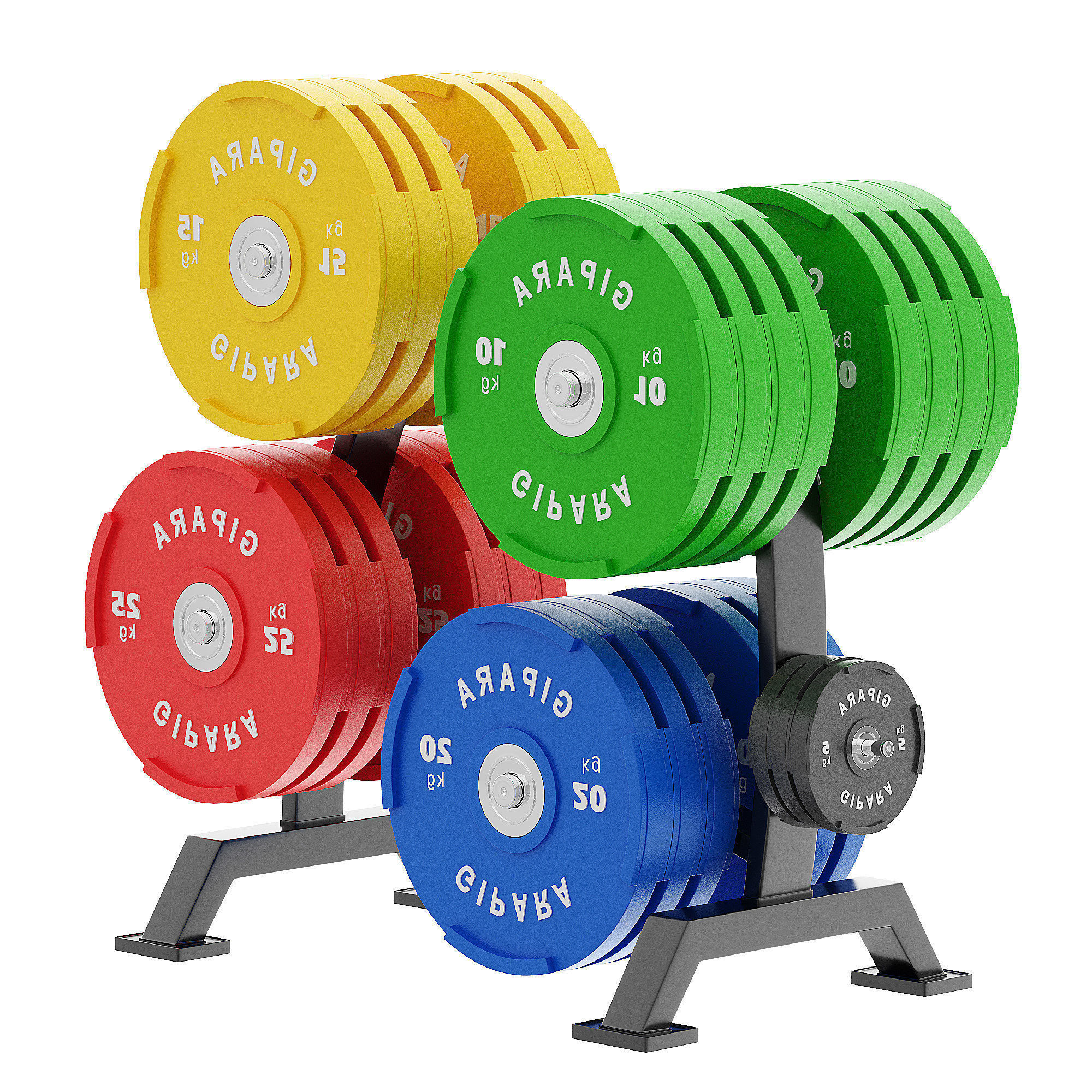 Olympic plate rack 3D model | CGTrader
