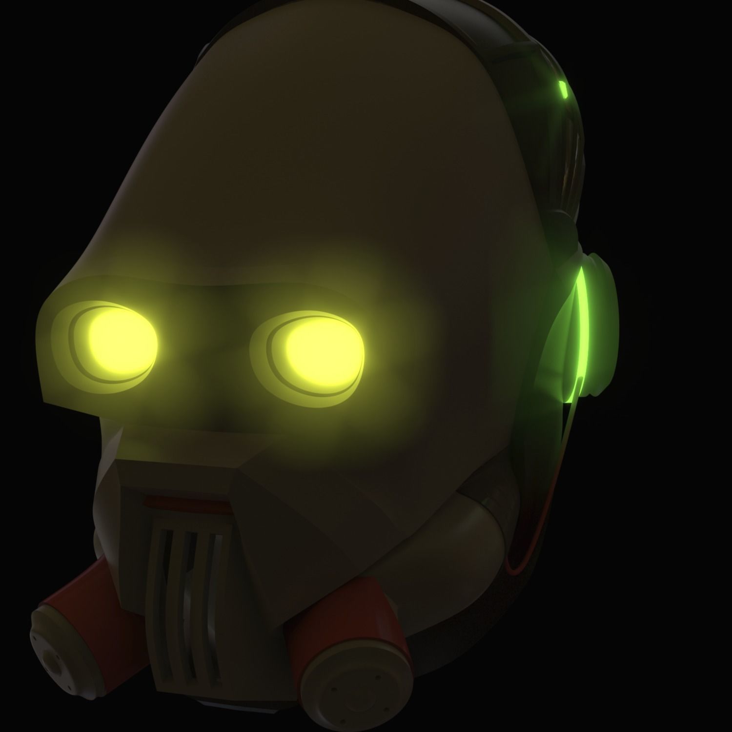 Half Life 2 Elite Civil Protection Helmet for Cosplay 3D model 3D ...