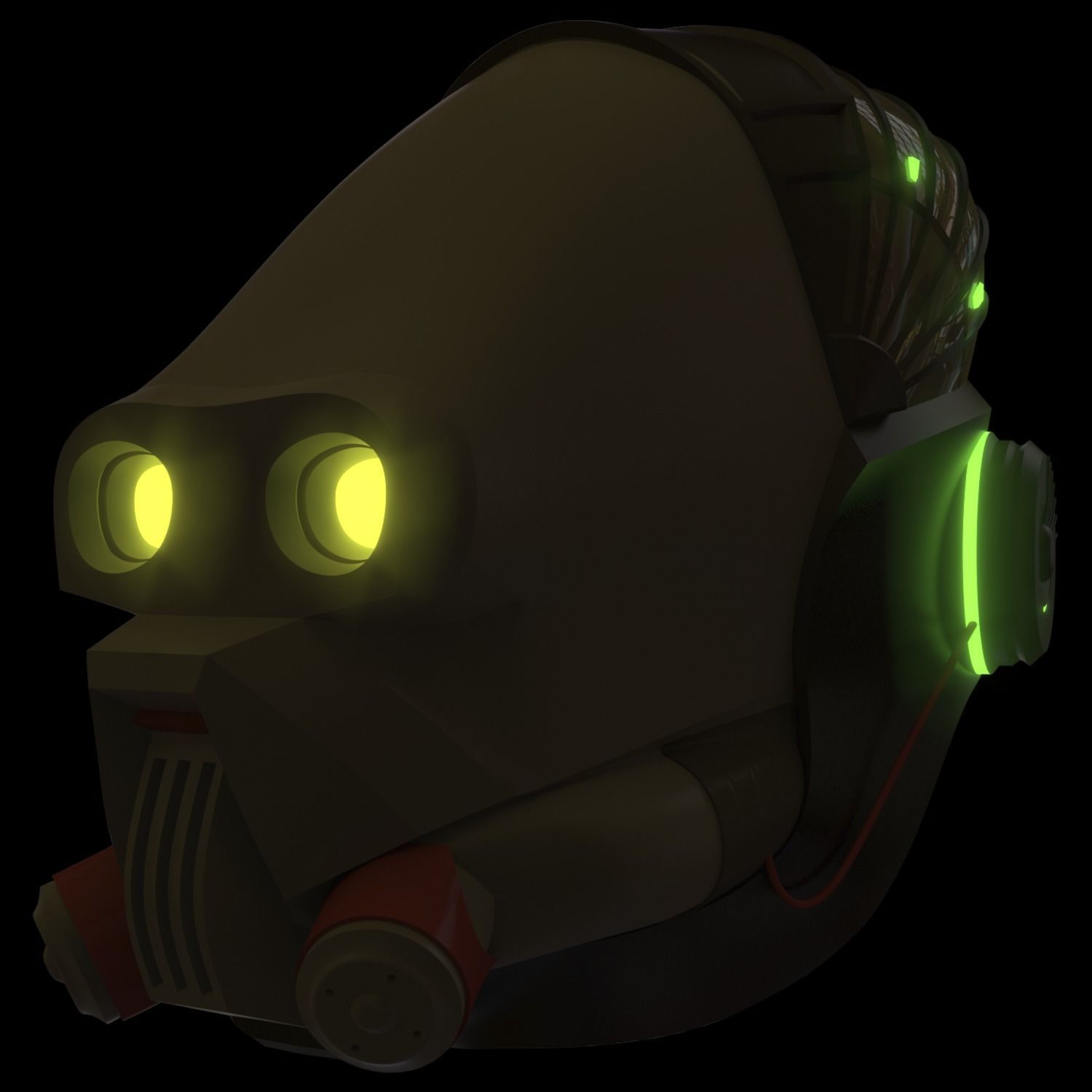 Half Life 2 Elite Civil Protection Helmet for Cosplay 3D model 3D ...