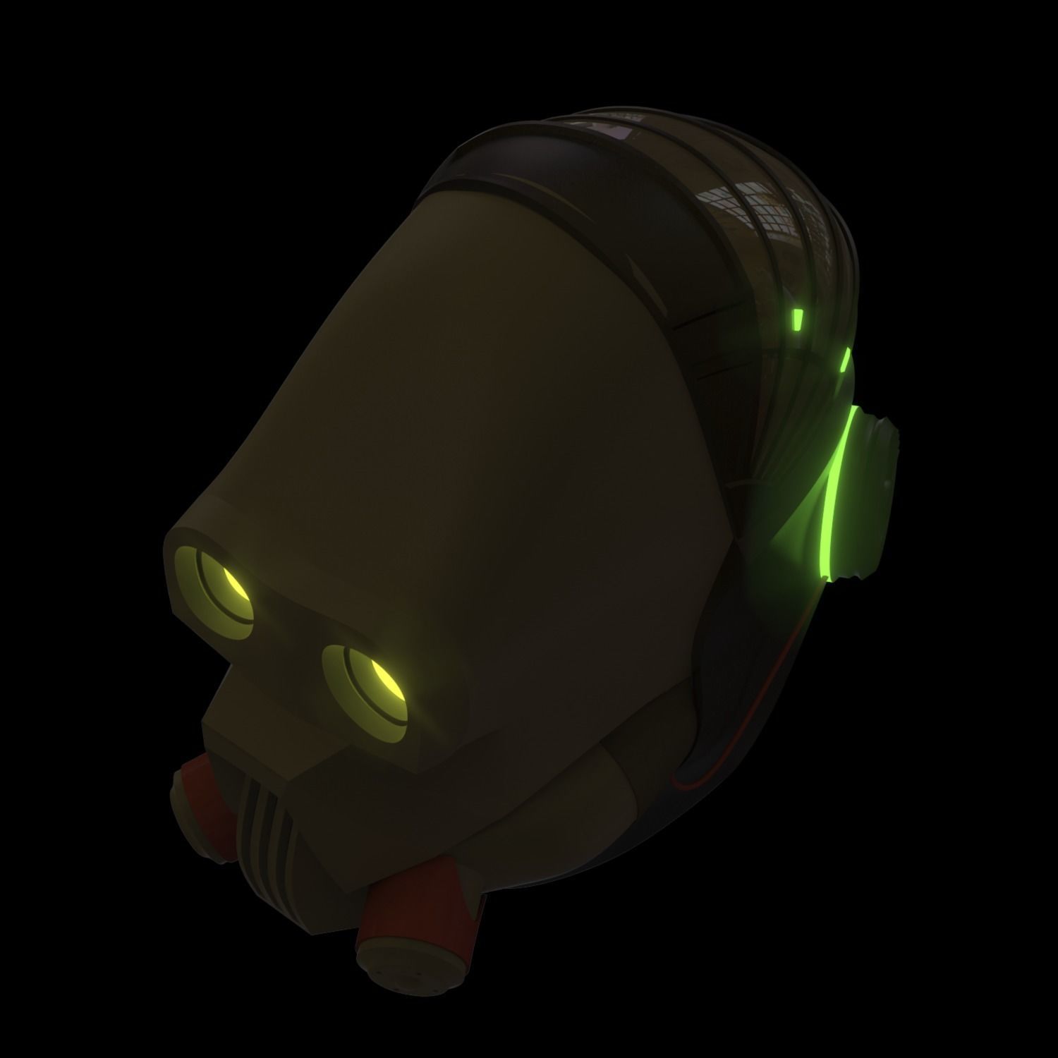 Half Life 2 Elite Civil Protection Helmet for Cosplay 3D model 3D ...