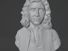 Isaac Newton Relief 3D model 3D printable | CGTrader
