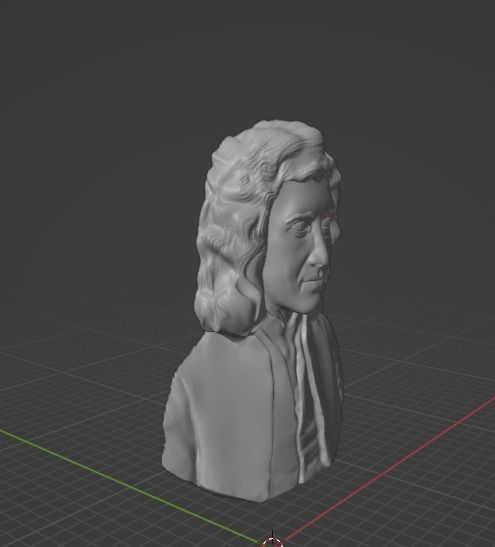 Isaac Newton Relief 3D model 3D printable | CGTrader