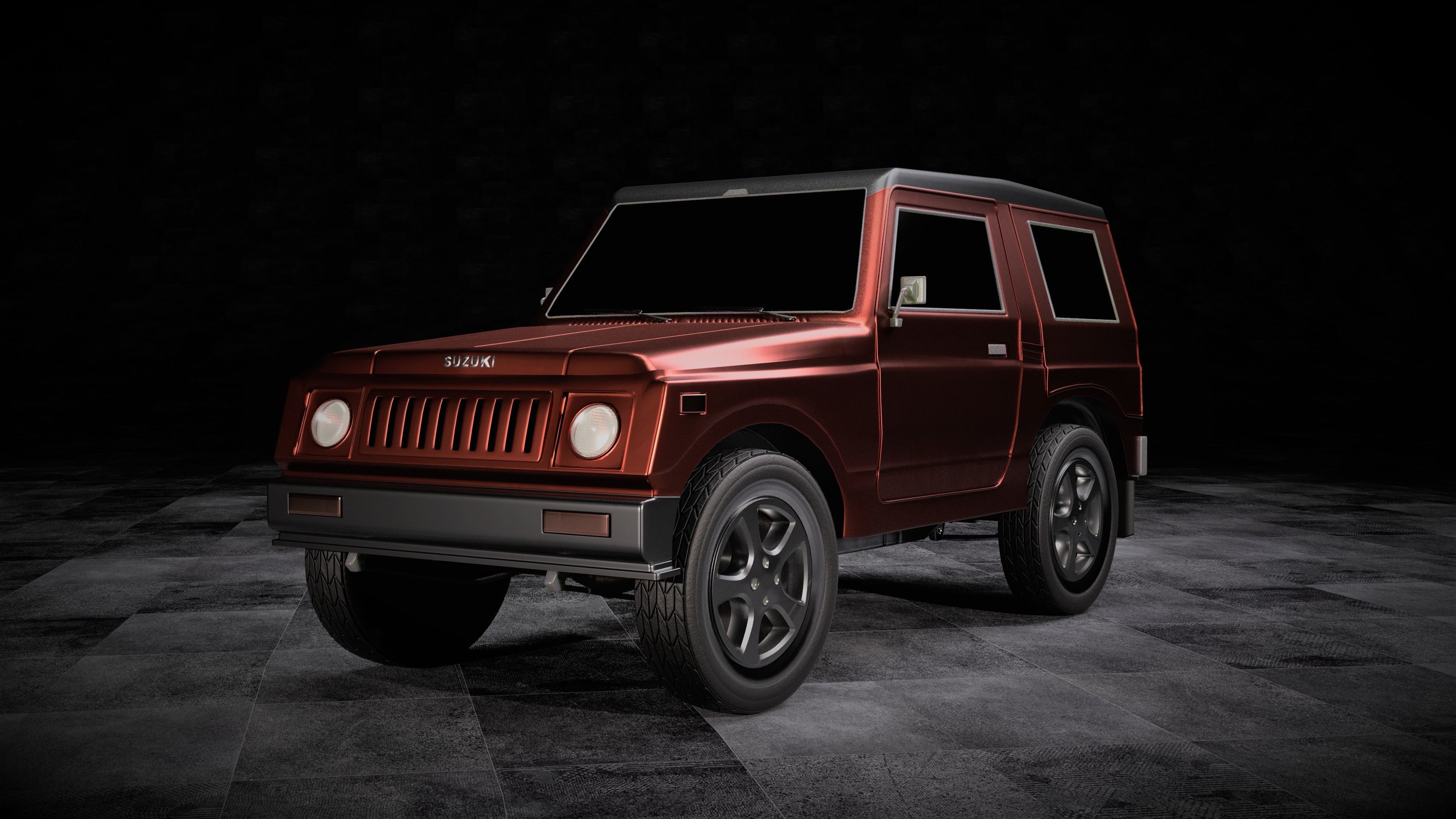 suzuki jeep free 3D model | CGTrader