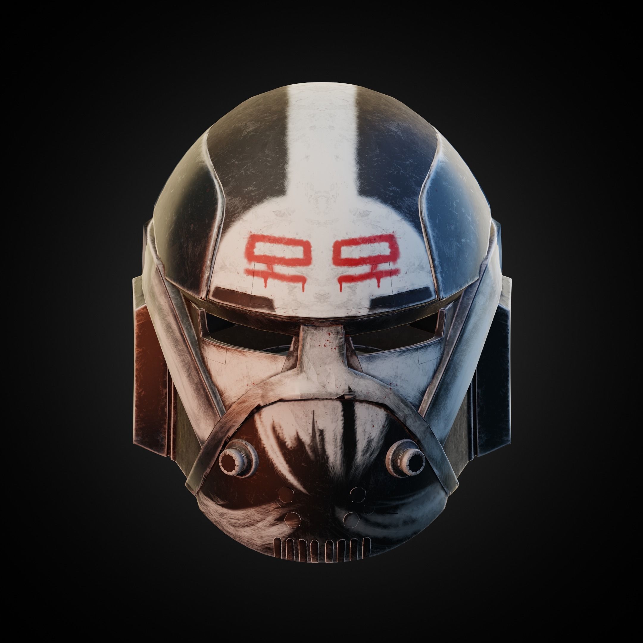 The Bad Batch Wrecker Helmet for Cosplay 3D model 3D printable | CGTrader