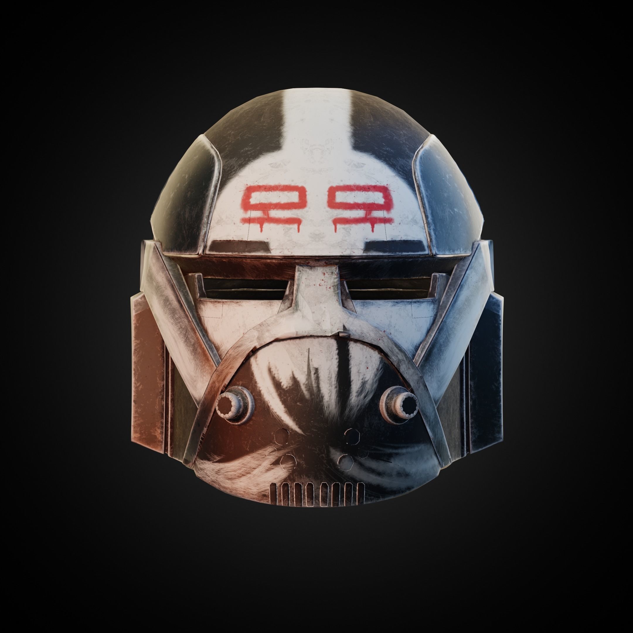The Bad Batch Wrecker Helmet for Cosplay 3D model 3D printable | CGTrader