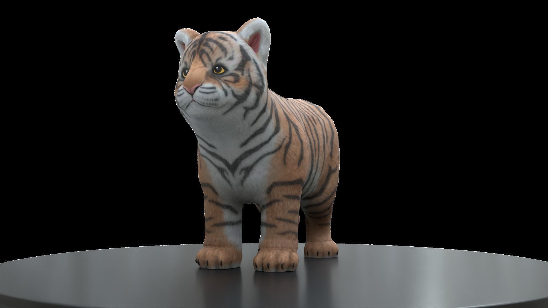 3D model Tiger Kid Cub VR / AR / low-poly | CGTrader
