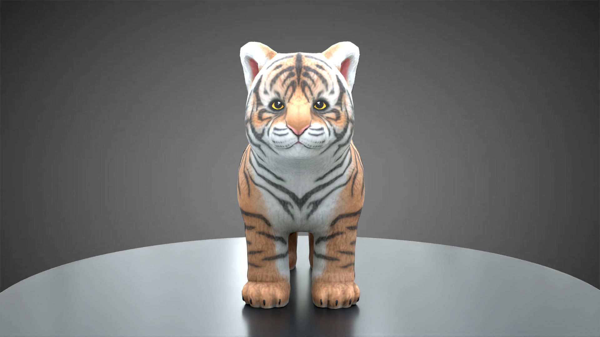 3D model Tiger Kid Cub VR / AR / low-poly | CGTrader