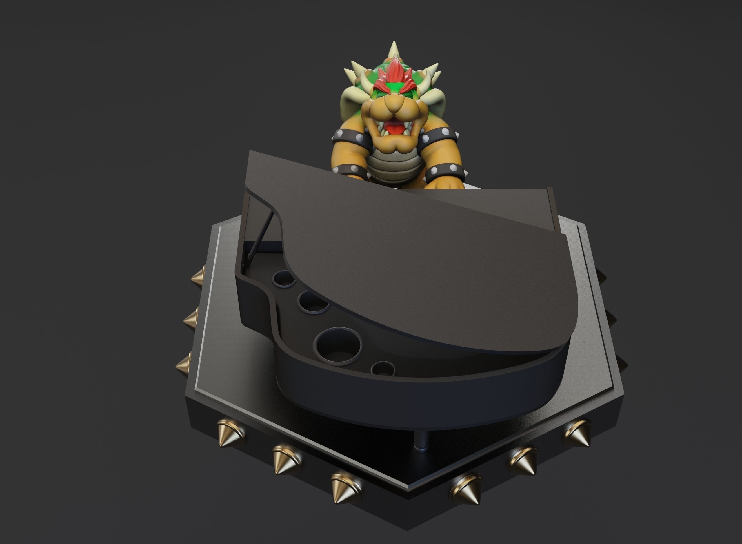 Bowser Super Mario Bros 3D Printing model 3D model 3D printable | CGTrader