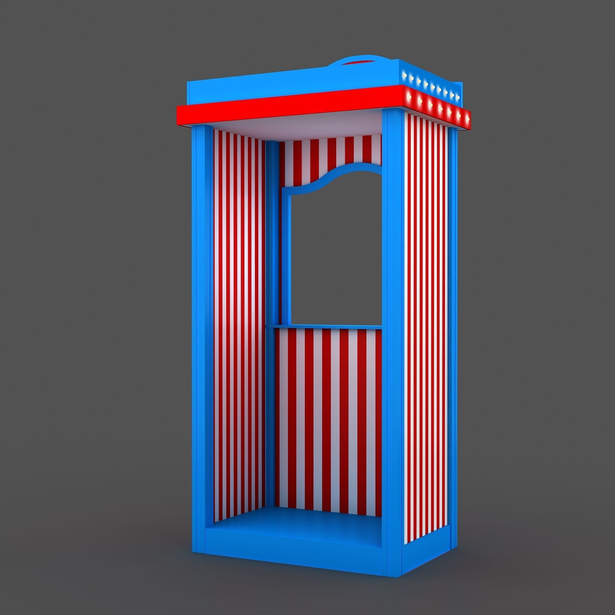 3D model Ticket Booth VR / AR / low-poly | CGTrader