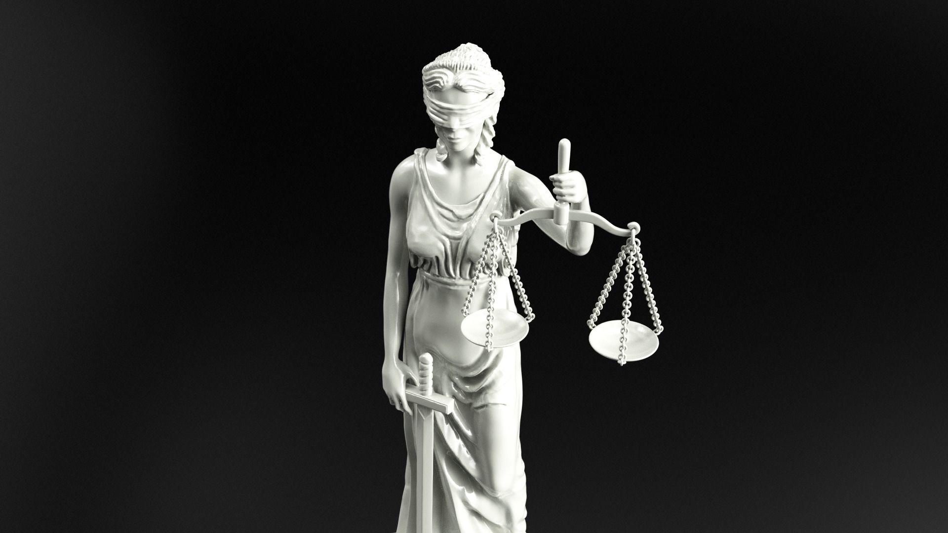 Themis femida figurine 3D model 3D printable | CGTrader