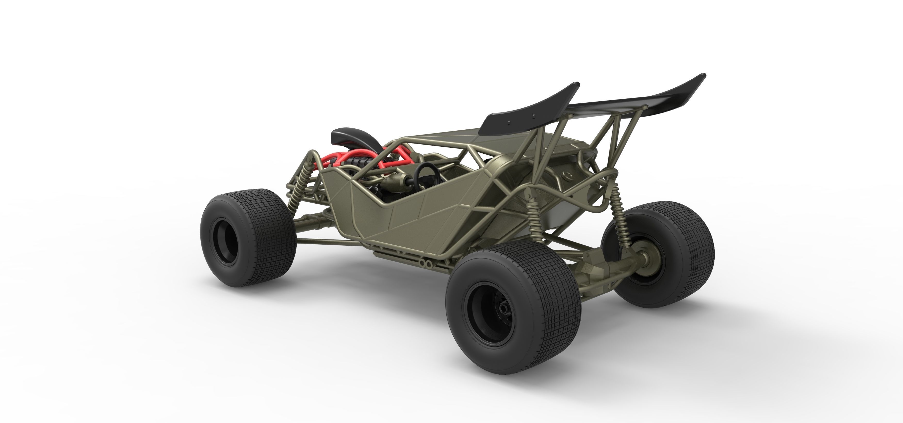 Concept dirt buggy Scale 1 to 25 3D model 3D printable | CGTrader