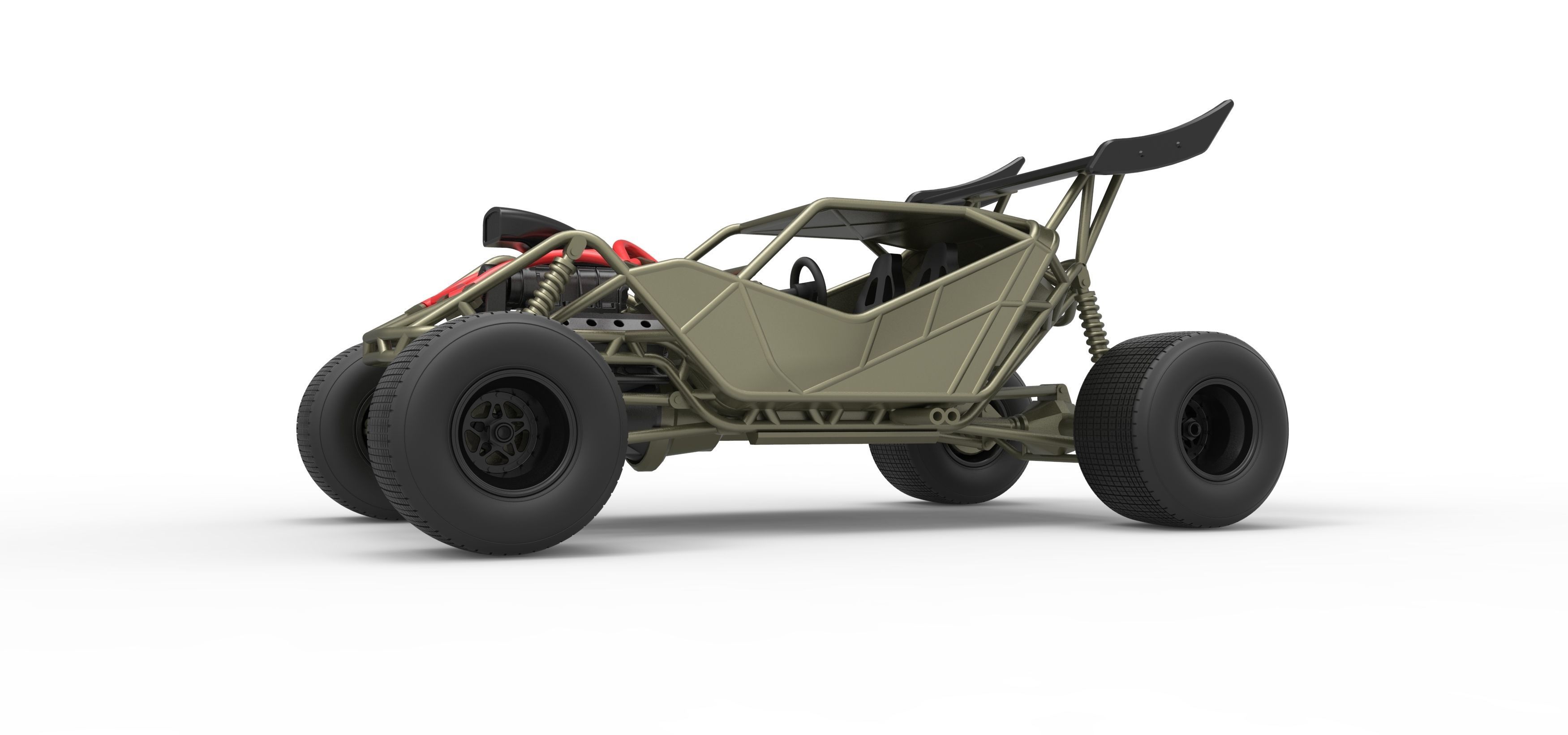 Concept dirt buggy Scale 1 to 25 3D model 3D printable | CGTrader
