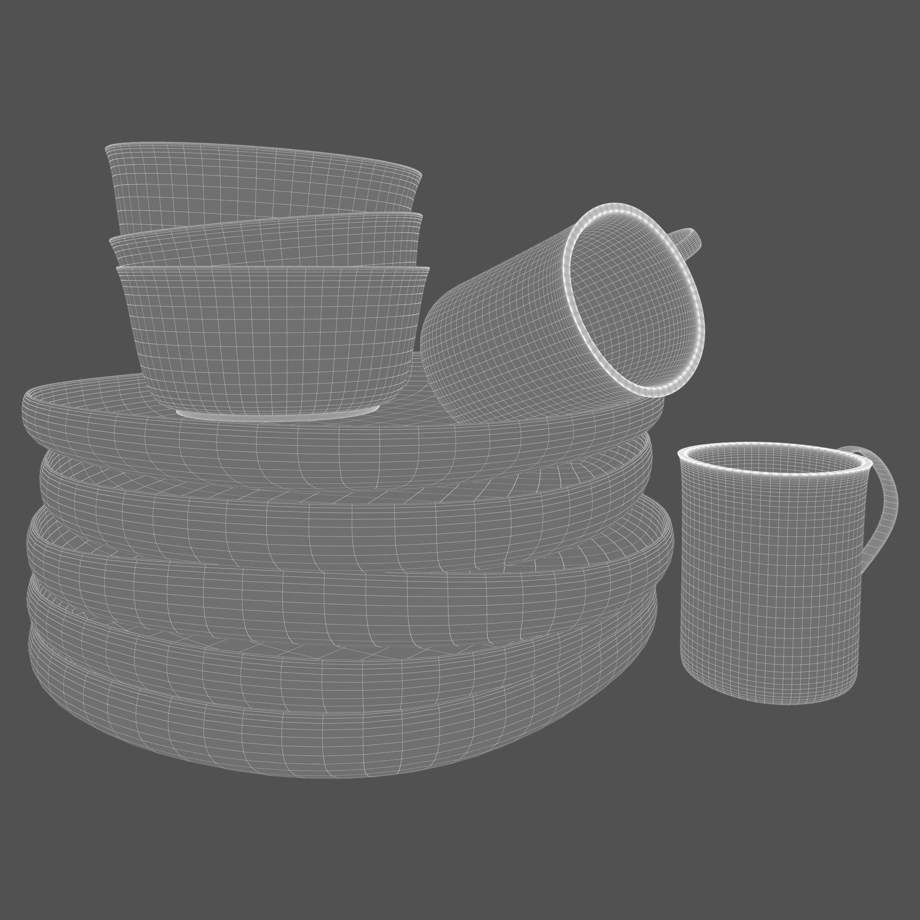 Modern Decor Set 09 3D model 3D model | CGTrader