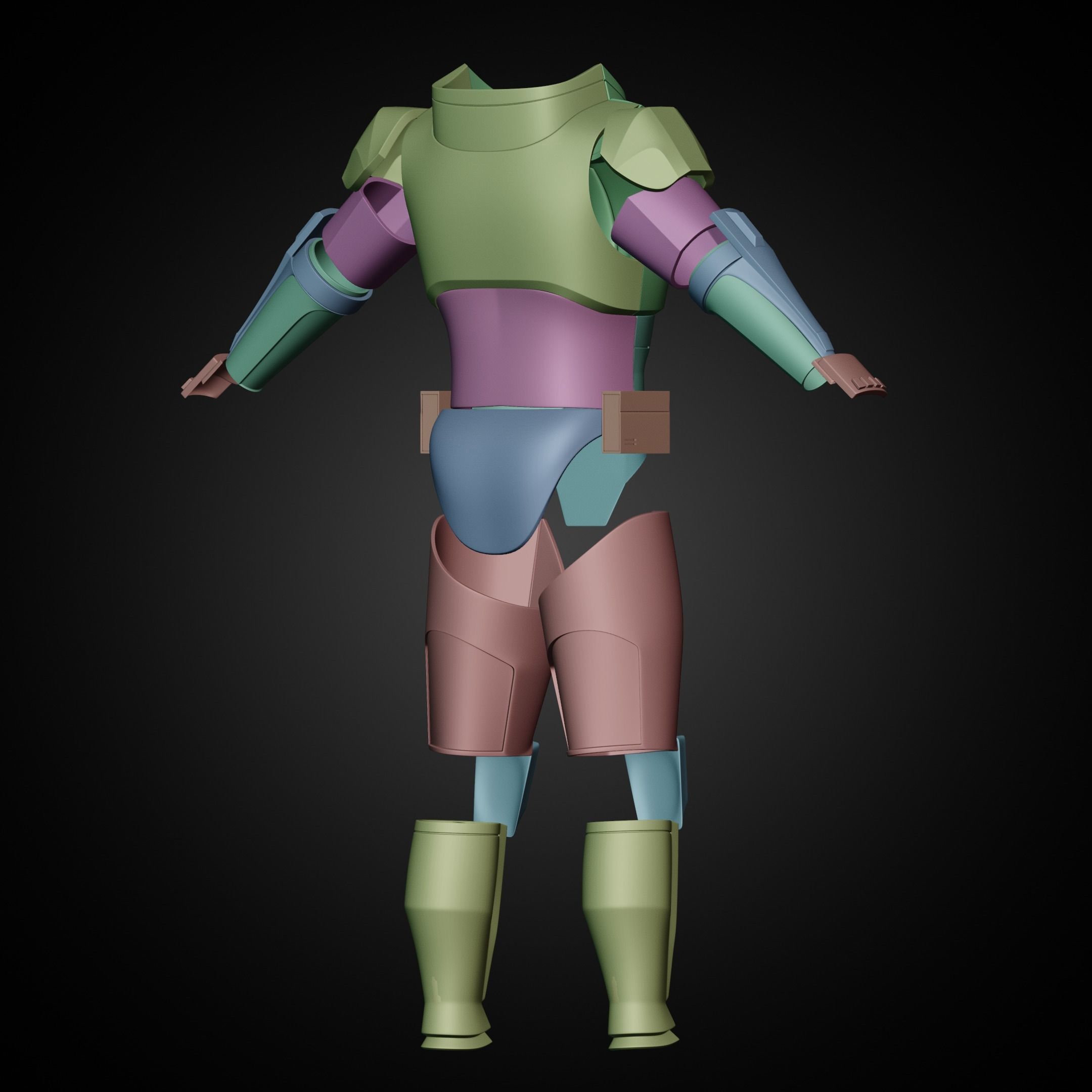 The Bad Batch Wrecker Armor for Cosplay 3D model 3D printable | CGTrader