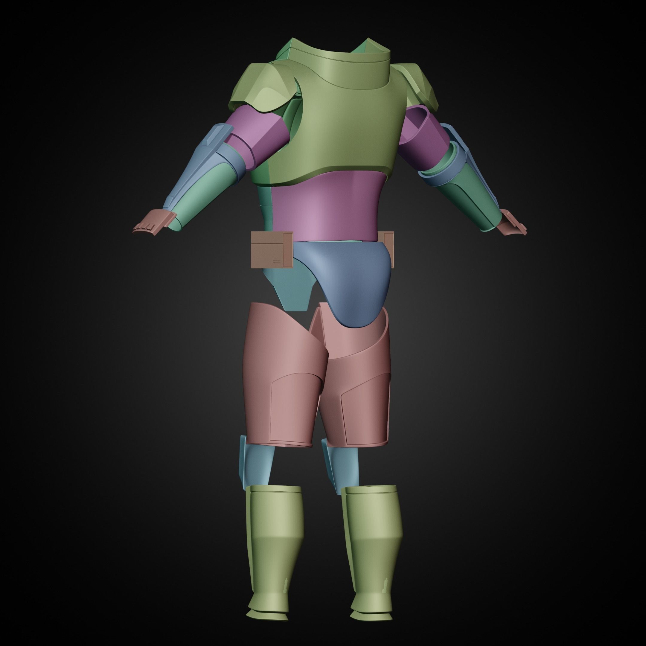 The Bad Batch Wrecker Armor for Cosplay 3D model 3D printable | CGTrader