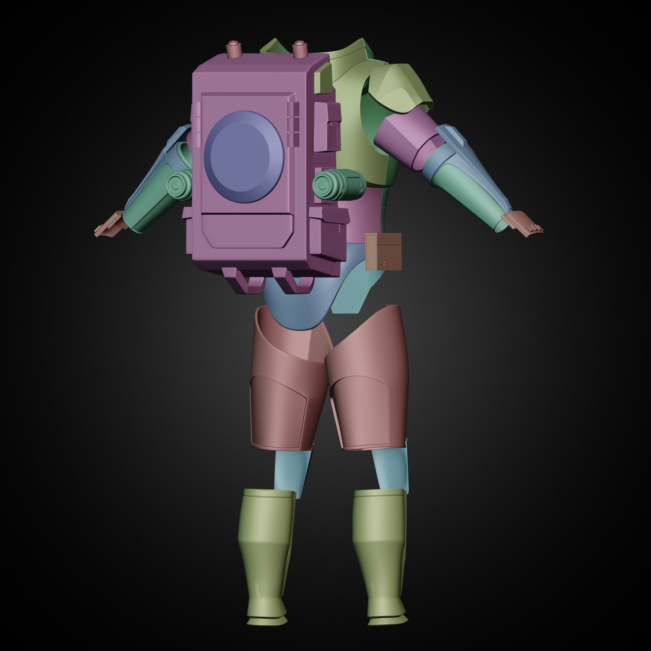 The Bad Batch Wrecker Armor for Cosplay 3D model 3D printable | CGTrader