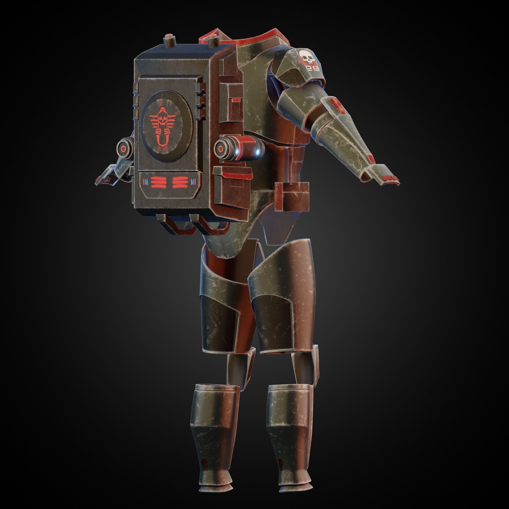 The Bad Batch Wrecker Armor for Cosplay 3D model 3D printable | CGTrader