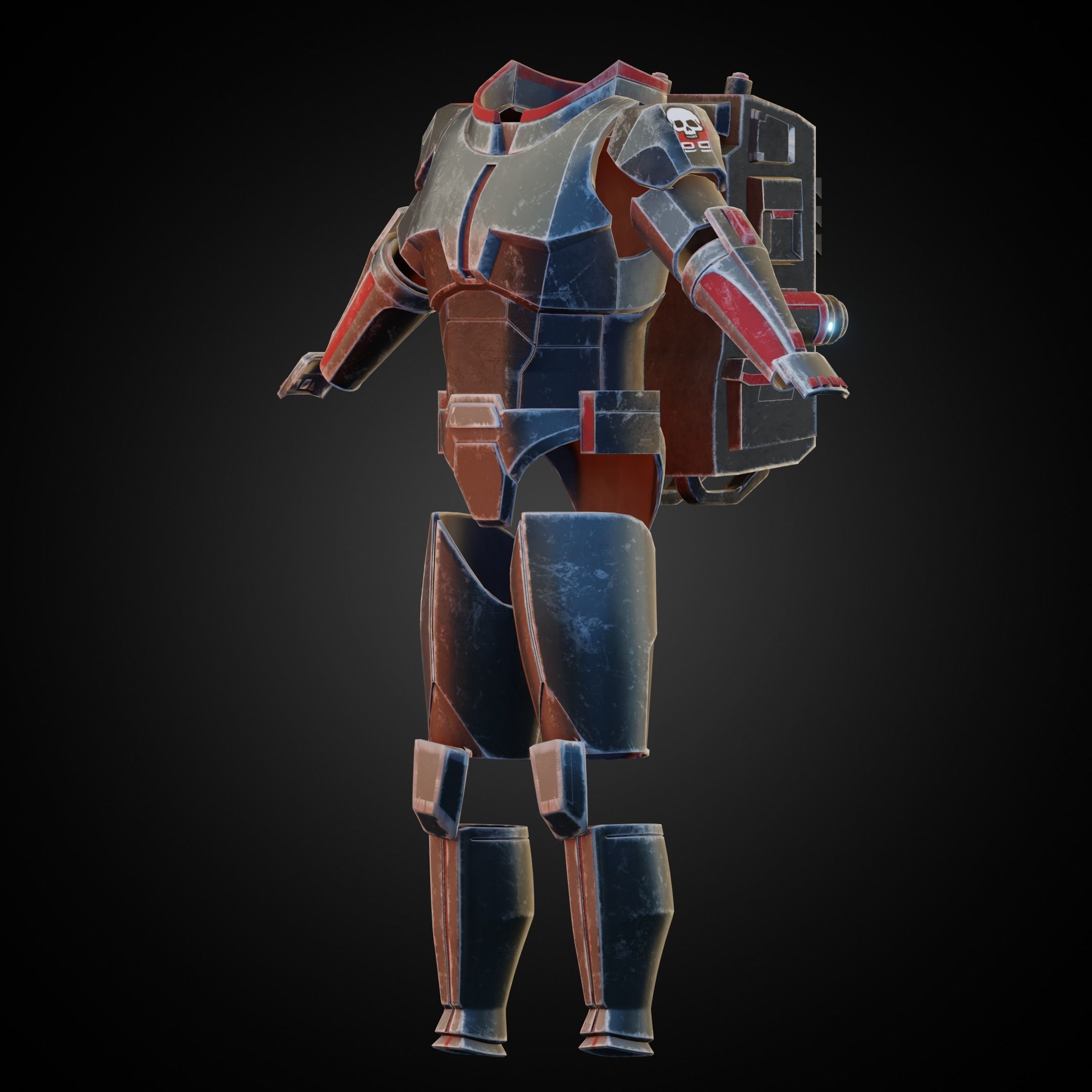 The Bad Batch Wrecker Armor for Cosplay 3D model 3D printable | CGTrader