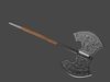 3D model Poleaxe with slavic runes VR / AR / low-poly | CGTrader