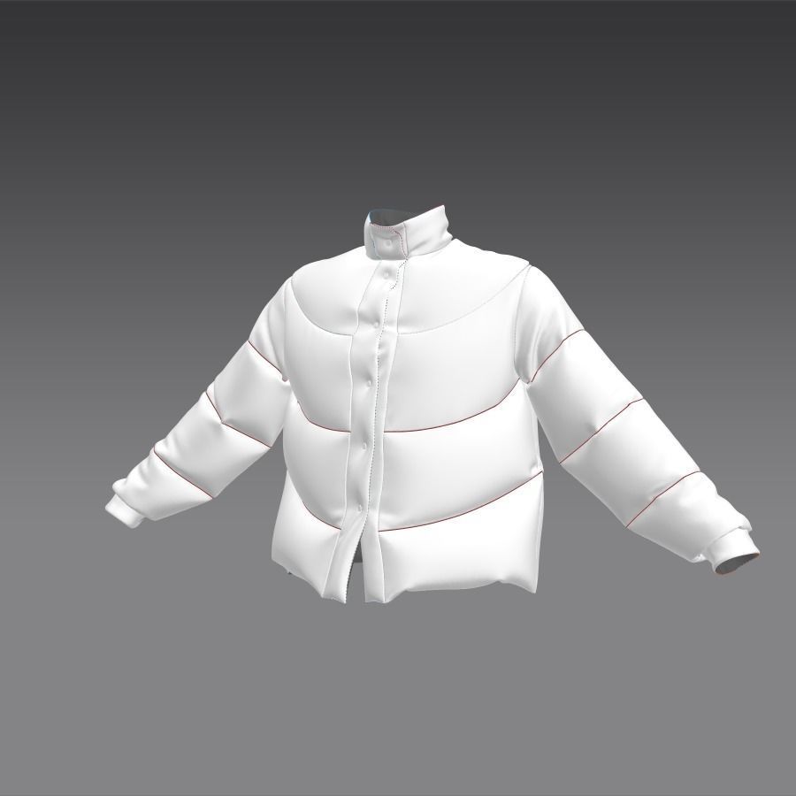 PUFFER JACKET 3D model | CGTrader
