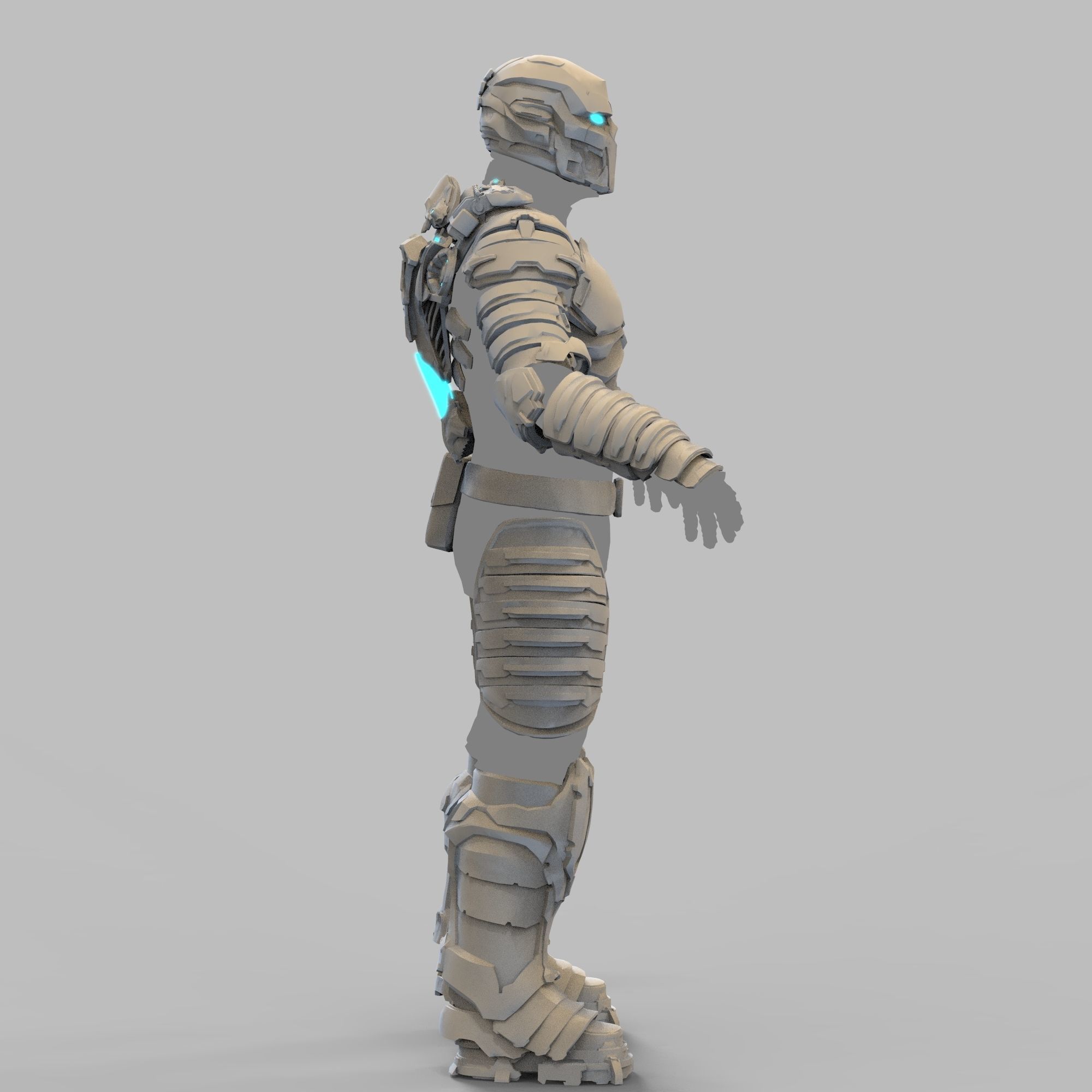 Dead Space Remake Suit LVL 6 Isaac Clarke Full Wearable Armor 3D model ...