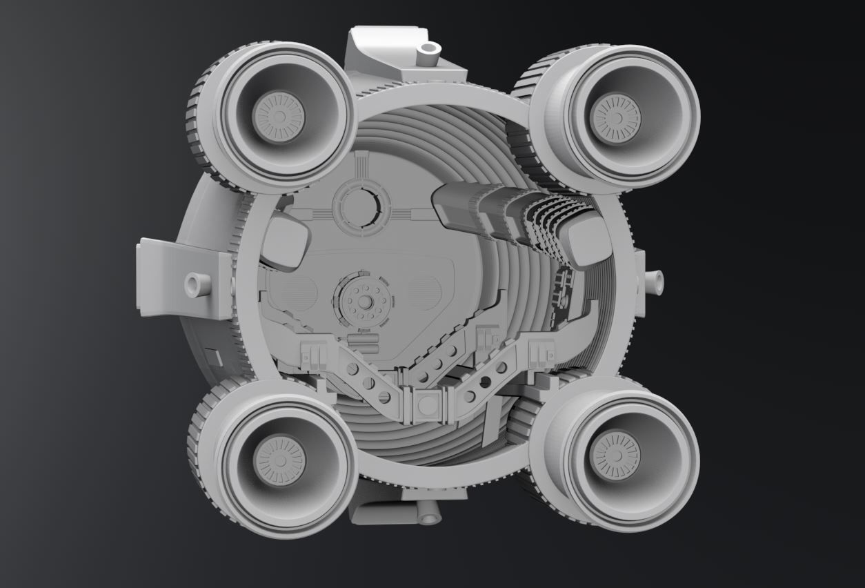 Phoenix Interplanetary Spacecraft Scale model 3D model 3D printable ...