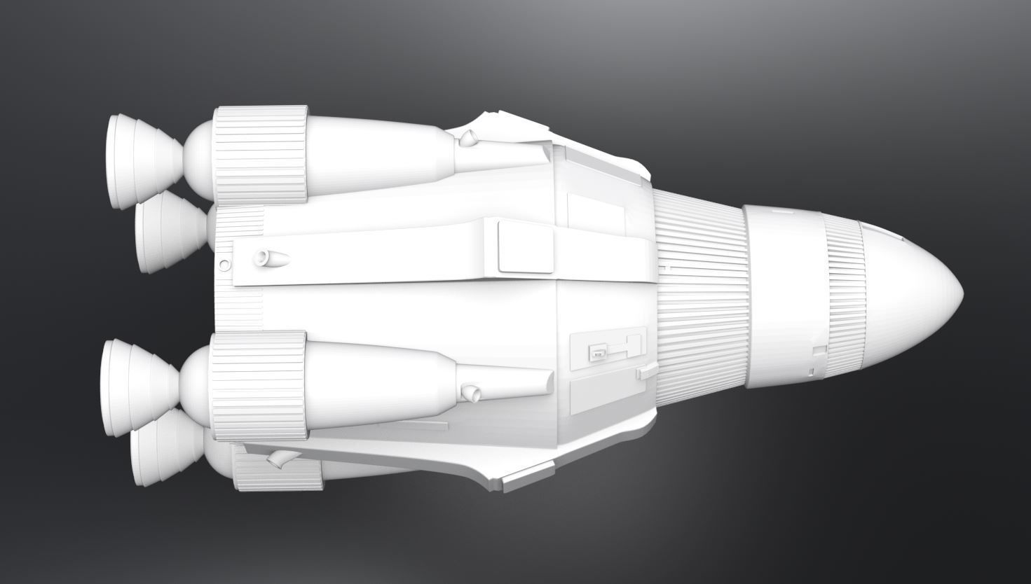Phoenix Interplanetary Spacecraft Scale model 3D model 3D printable | CGTrader