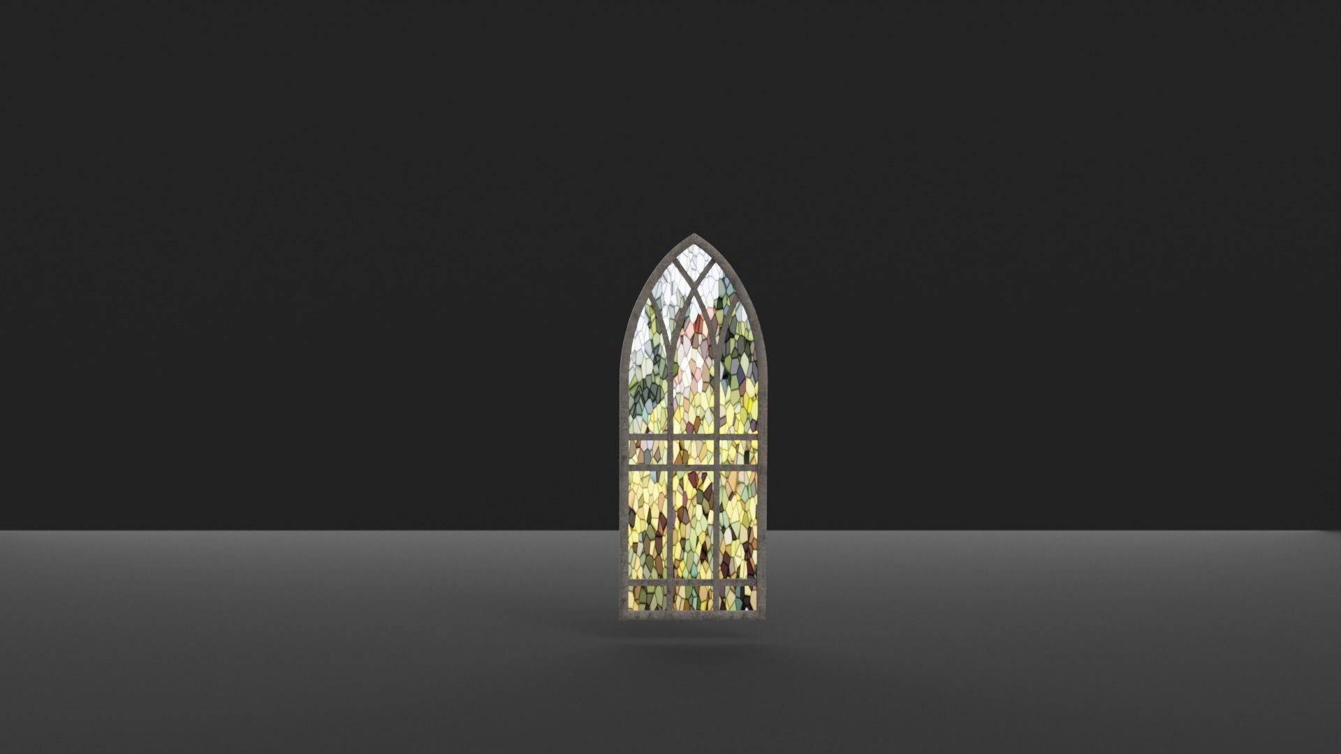 3D model Gothic Church Windows VR / AR / low-poly | CGTrader