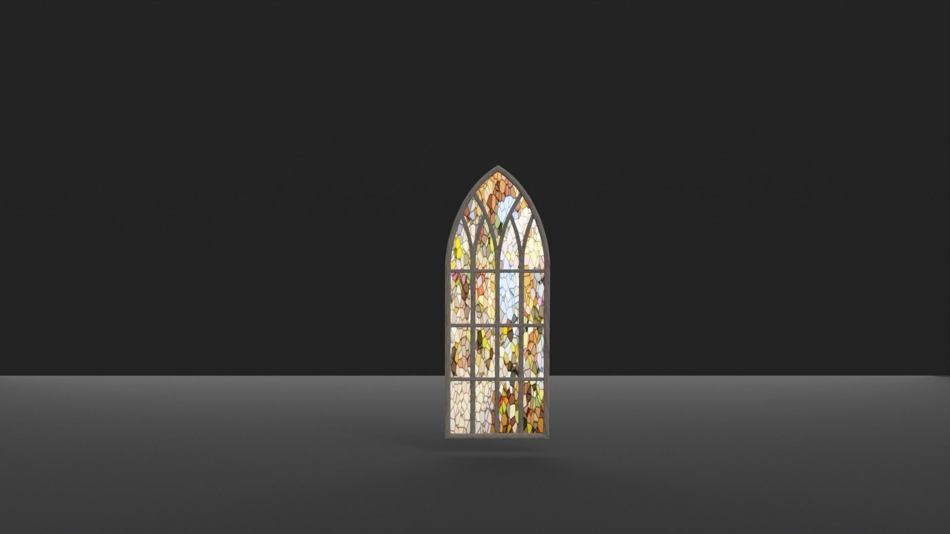 3D model Gothic Church Windows VR / AR / low-poly | CGTrader