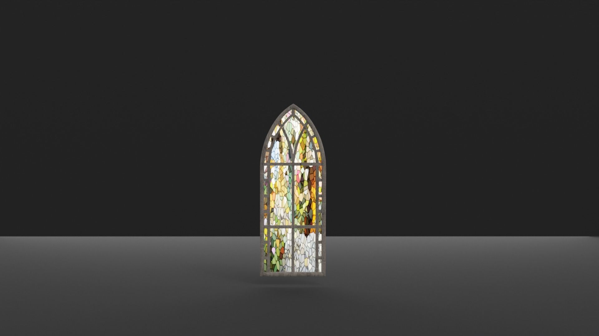 3D model Gothic Church Windows VR / AR / low-poly | CGTrader