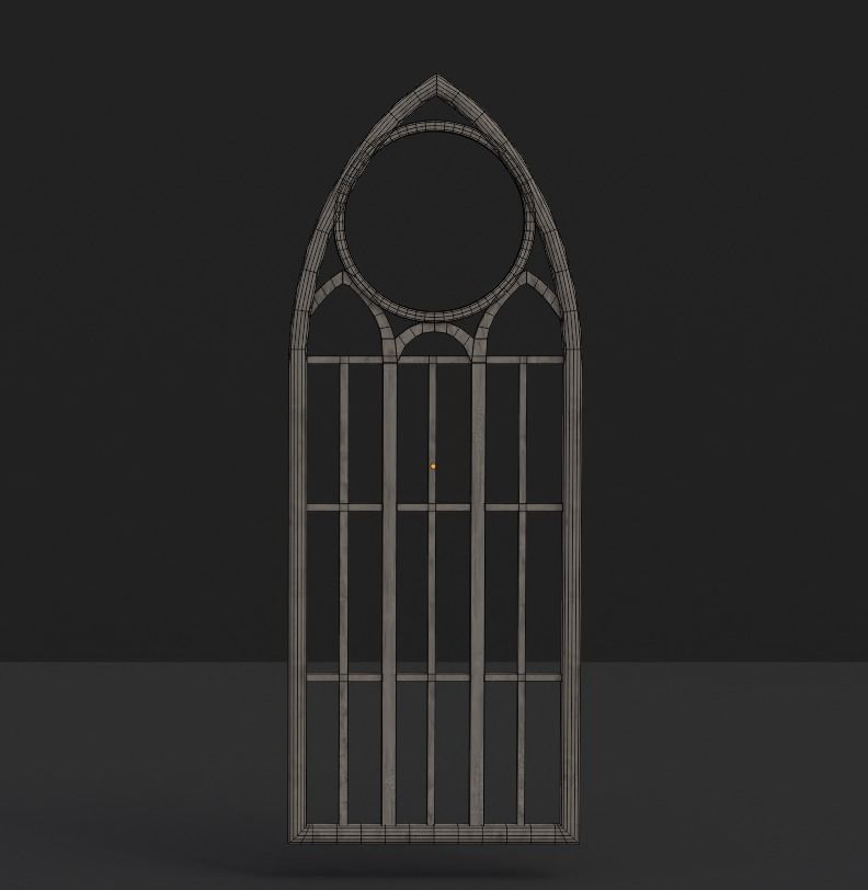 3D model Gothic Church Windows VR / AR / low-poly | CGTrader