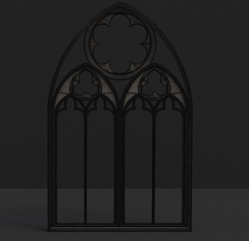 3D model Gothic Church Windows VR / AR / low-poly | CGTrader