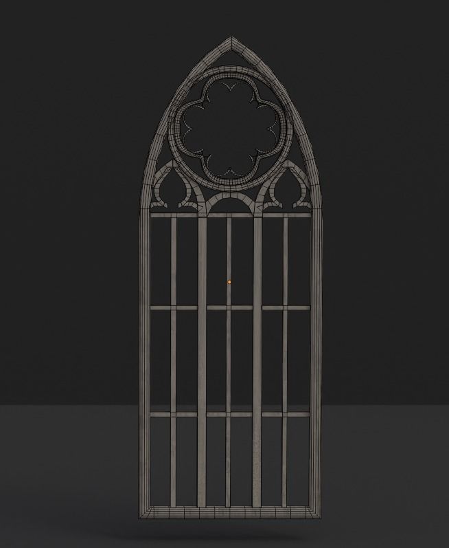 3D model Gothic Church Windows VR / AR / low-poly | CGTrader