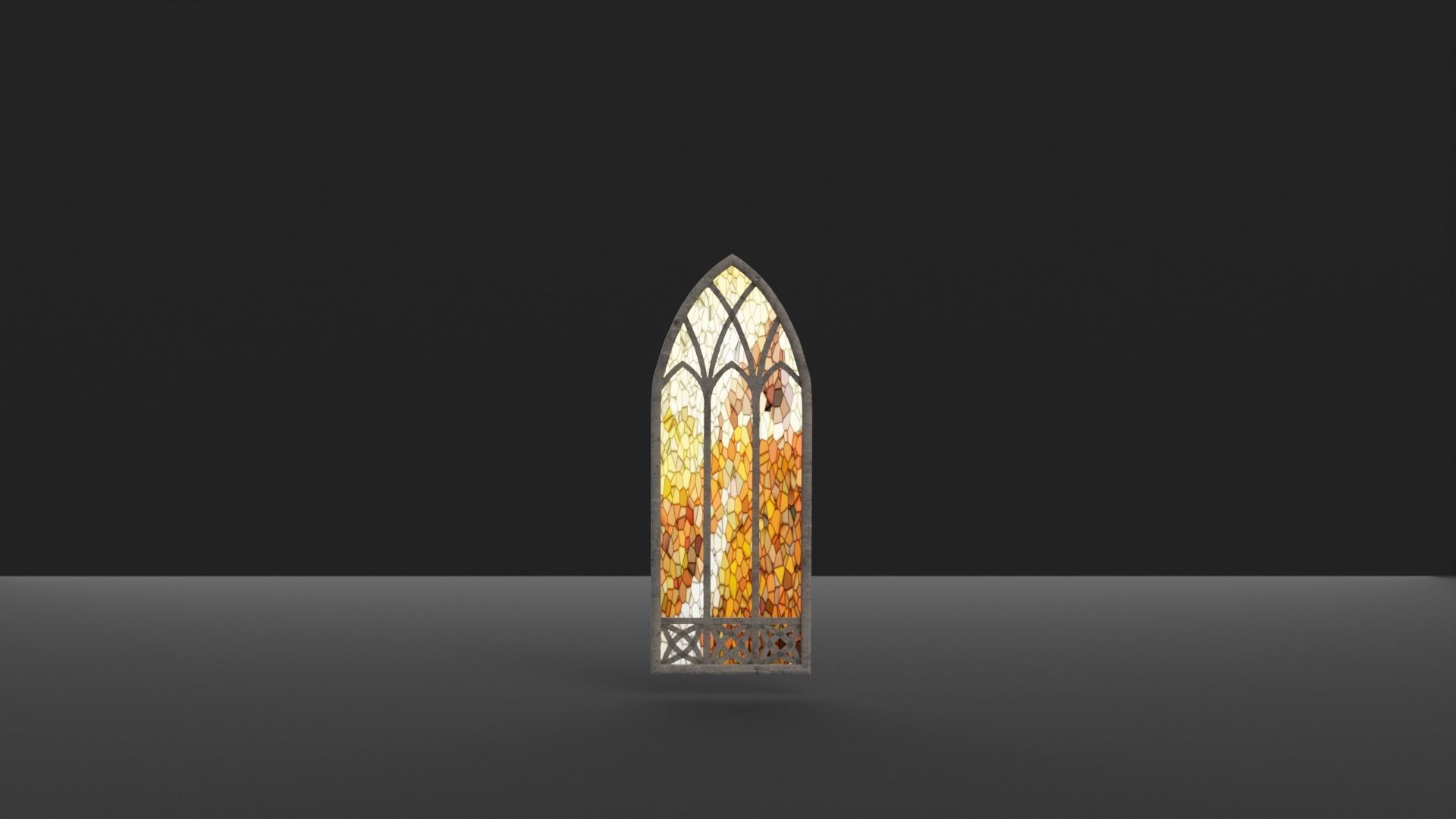 3D model Gothic Church Windows VR / AR / low-poly | CGTrader