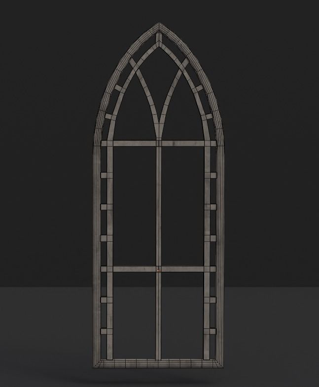 3D model Gothic Church Windows VR / AR / low-poly | CGTrader
