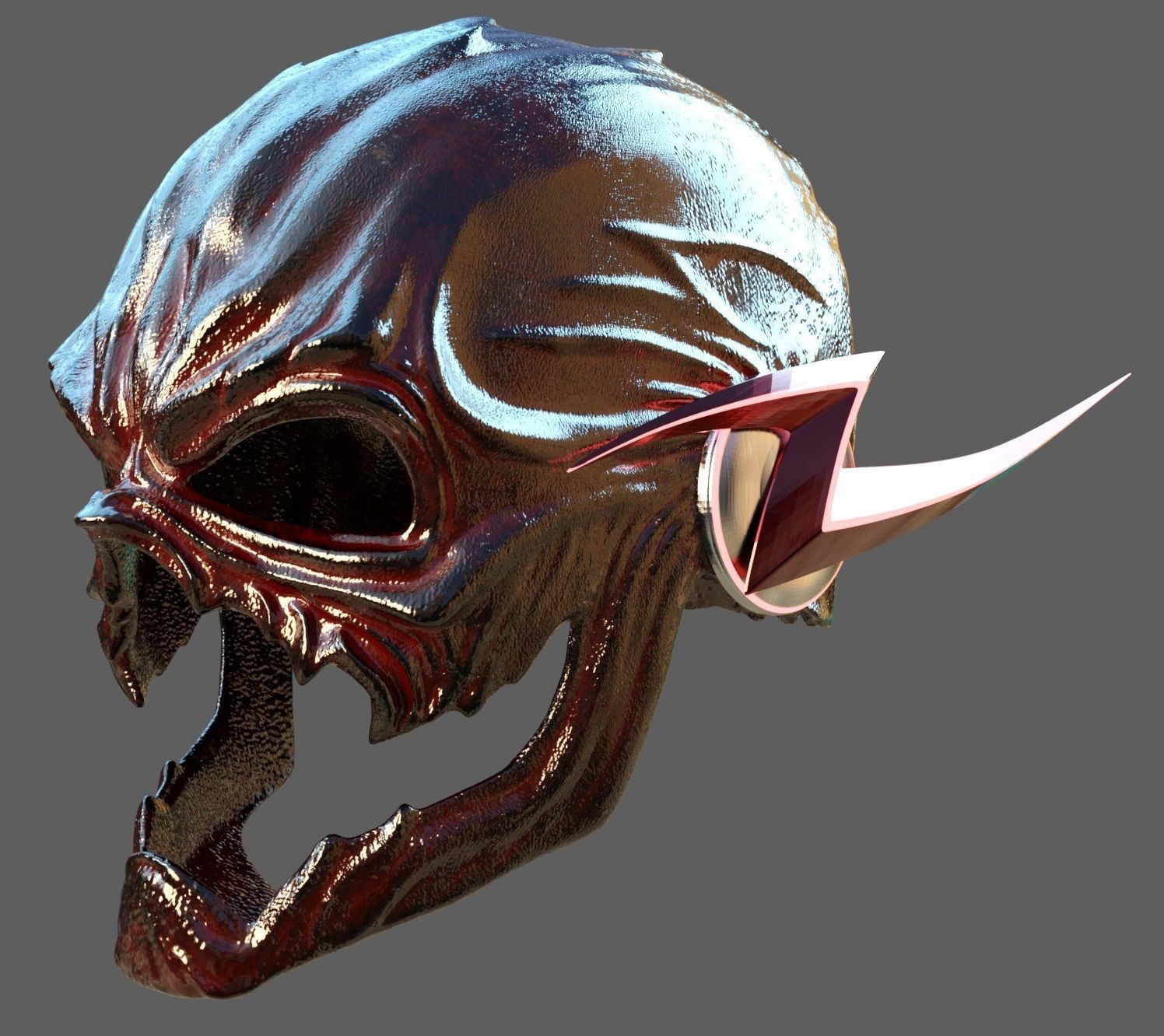 dark flash helmet 3D model 3D printable | CGTrader