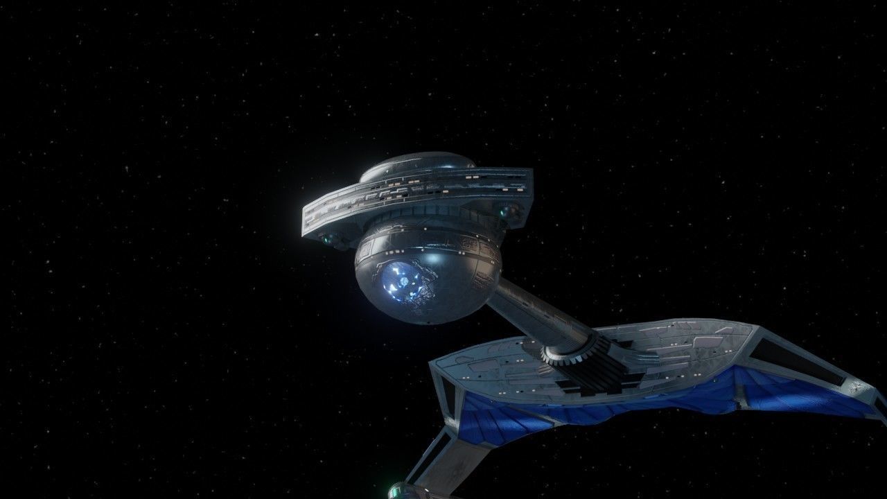 3D model Romulan Stormbird D-7 Variant Cruiser from Star Trek Lore VR ...