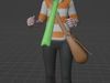 Barry pokemon trainer 3D model 3D printable | CGTrader