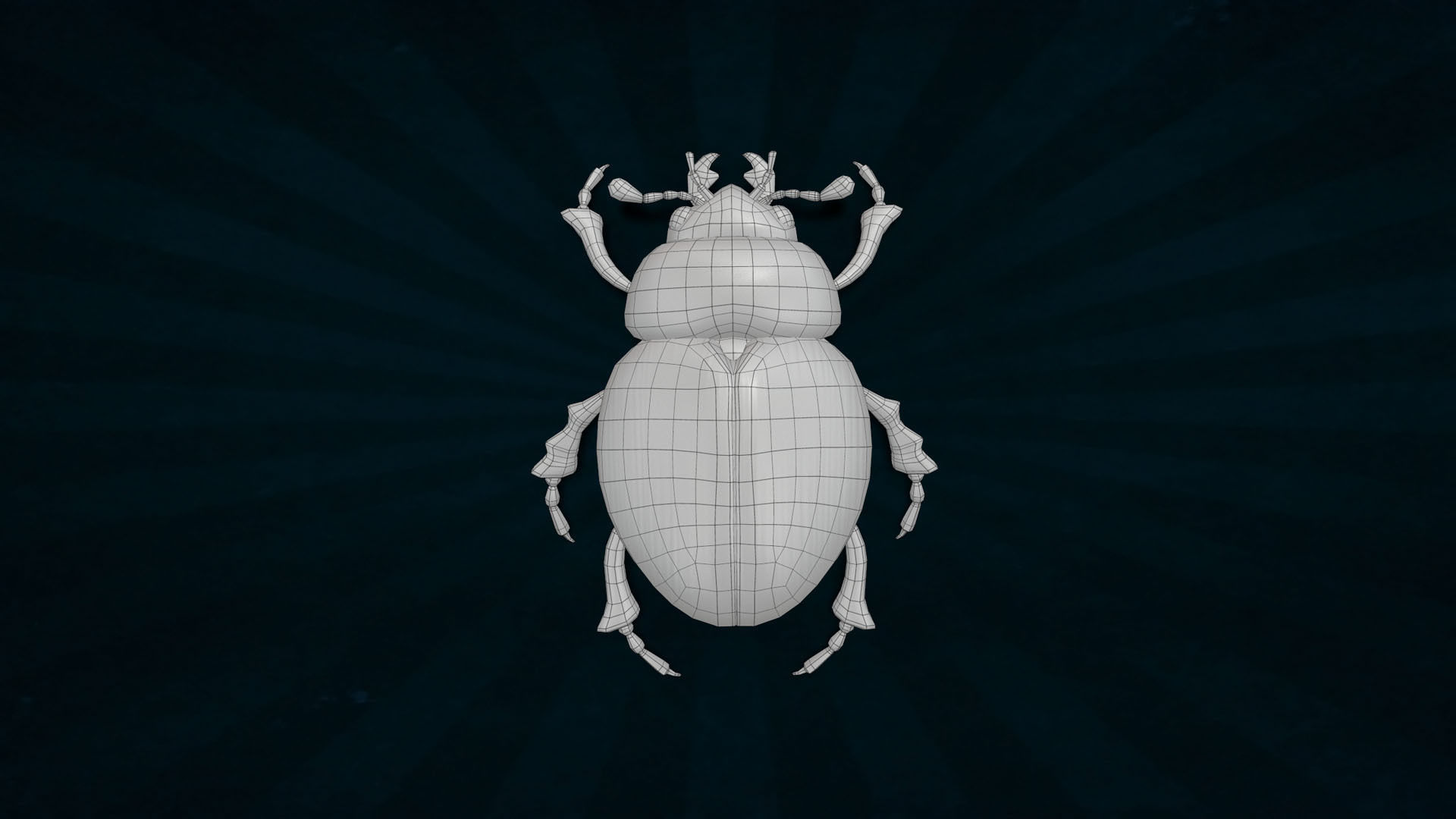 3D model BUGS-001 Scarab VR / AR / low-poly | CGTrader