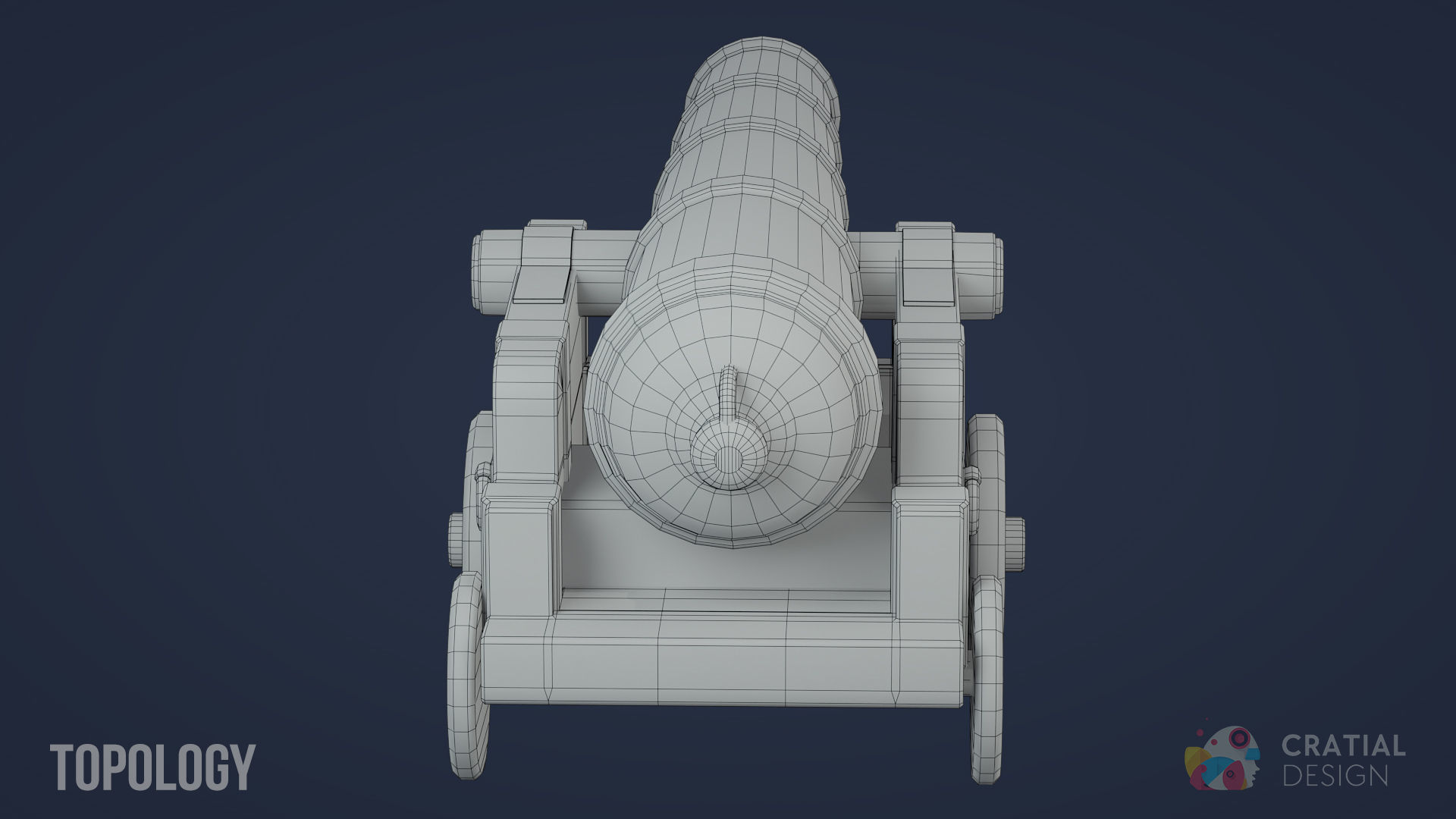 Stylized Cannon 3D model | CGTrader