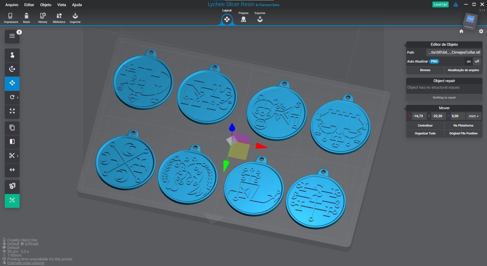 72 sigils Goetia 3D model 3D printable | CGTrader
