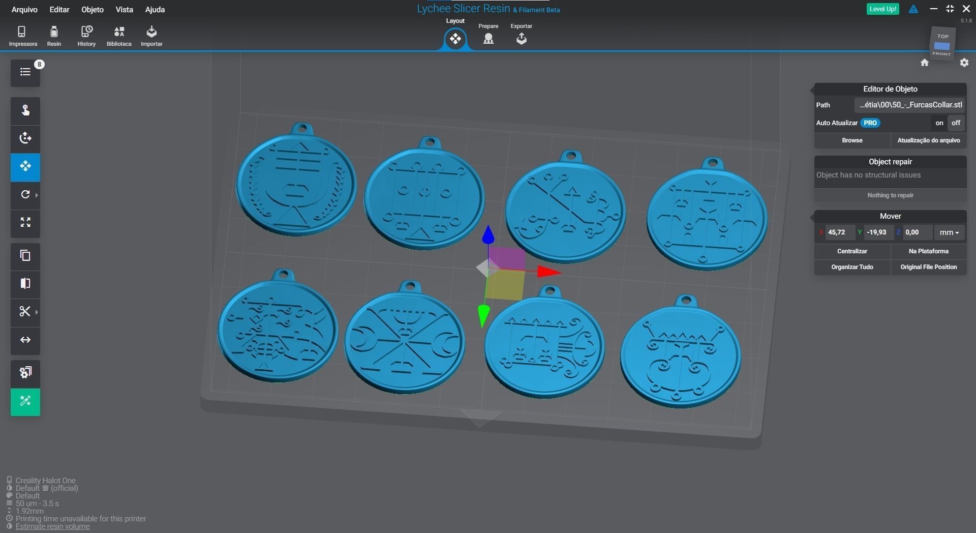 72 sigils Goetia 3D model 3D printable | CGTrader