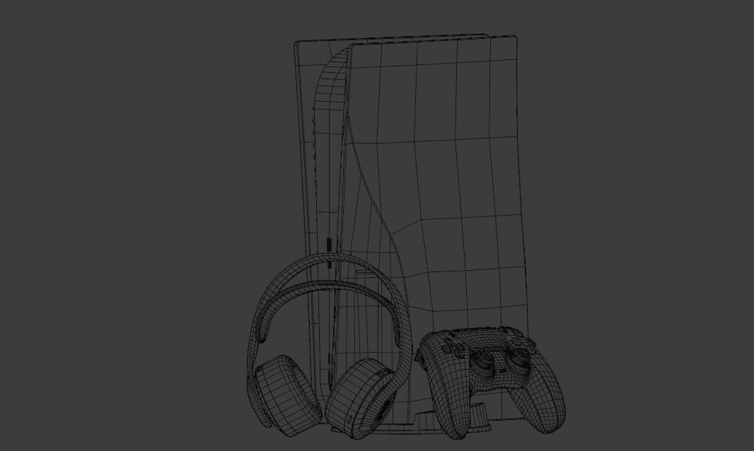 3D model Play 5 VR / AR / low-poly | CGTrader