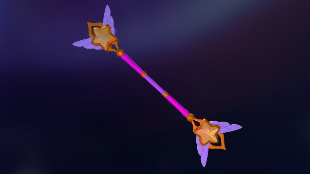 3D model Star Guardian Lux Staff VR / AR / low-poly | CGTrader