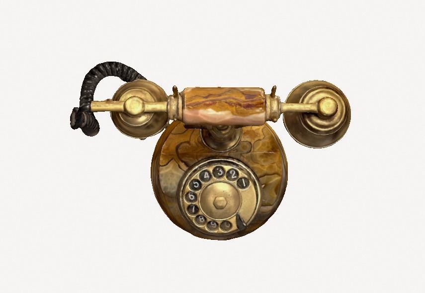 Rotary Dial Phone 3D model | CGTrader