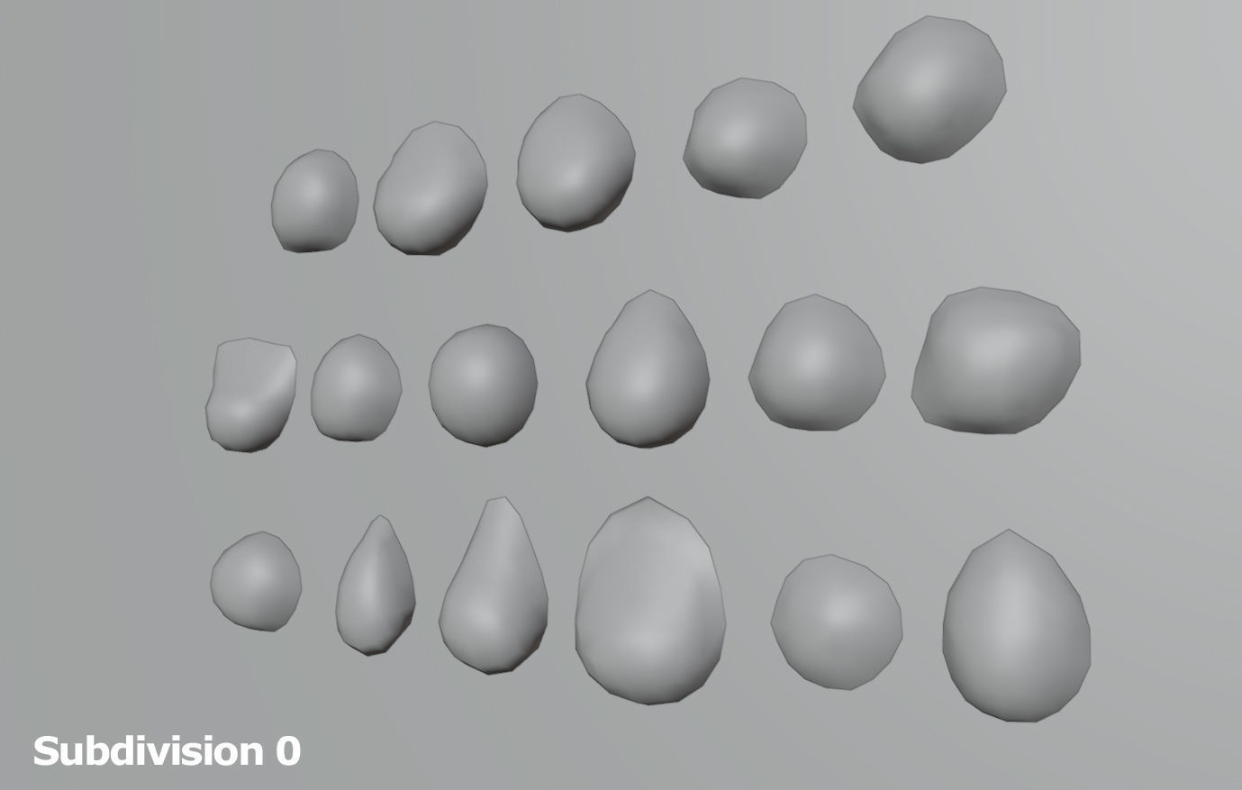 17 Water Droplets 3D model - Set of Water Drop 3D model | CGTrader