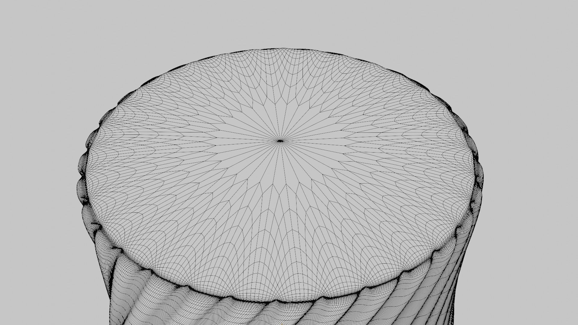 Round Leather Seat 3D model | CGTrader