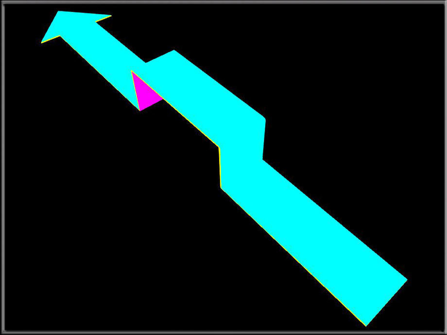 3D model Arrow Bending Over Wall VR / AR / low-poly | CGTrader