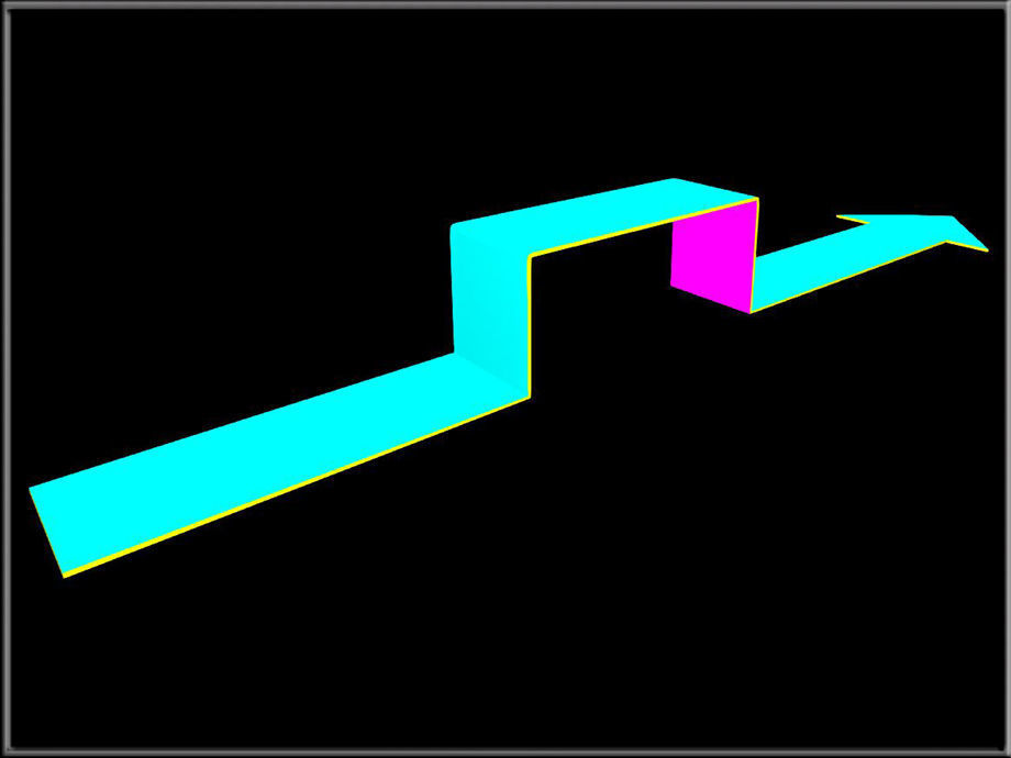 3D model Arrow Bending Over Wall VR / AR / low-poly | CGTrader